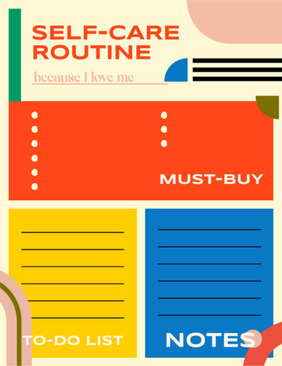 Placeit - Notebook Planner Generator for a Workout Routine