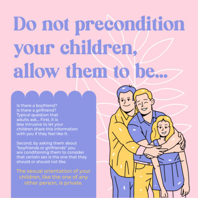 Placeit - Instagram Post Generator Featuring a Parenting Theme and an ...