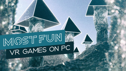 Placeit - YouTube Thumbnail Template for Virtual Reality Gaming Channels