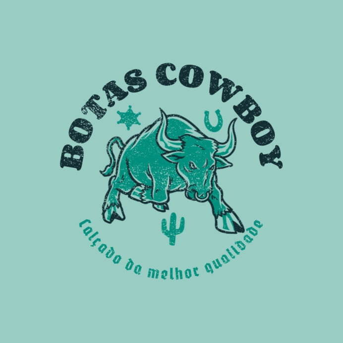 Placeit - Logo Generator for a Country Boots Shop Featuring an ...