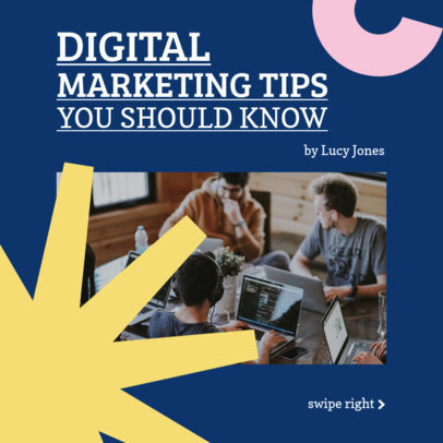 Placeit - Informative-Themed Instagram Post Maker Featuring an Idea for ...