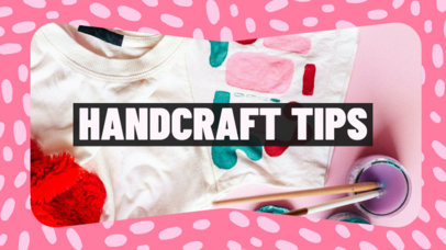 Placeit - YouTube Thumbnail Template Featuring DIY Handcraft Ideas