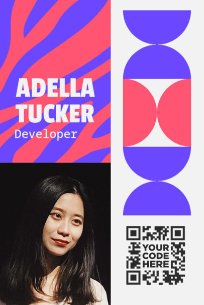 Placeit - Front-View Company ID Card Generator Featuring Background ...