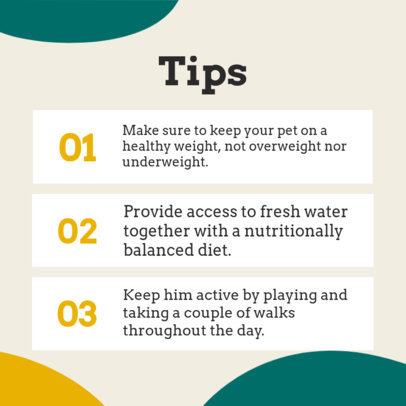 Placeit - Instagram Post Maker with a Dog Training Checklist