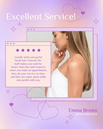 Placeit - Customer Review Instagram Post Template for a Tour Operator