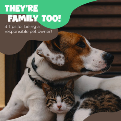 Placeit - Instagram Post Creator for a Carousel With Dog Safety Tips