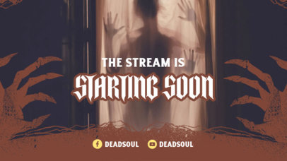 Placeit - Horror-Themed Twitch Starting Soon Screen Creator for Game ...