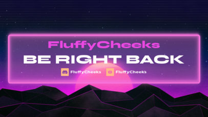 Placeit - Be Right Back Screen Design Maker for Twitch Game Players