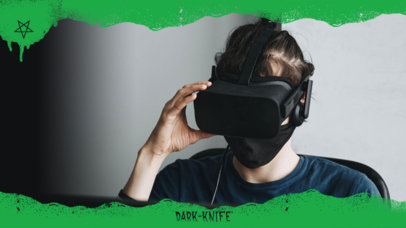 Placeit - Haunted-Themed Webcam Overlay Creator for Horror Streamers