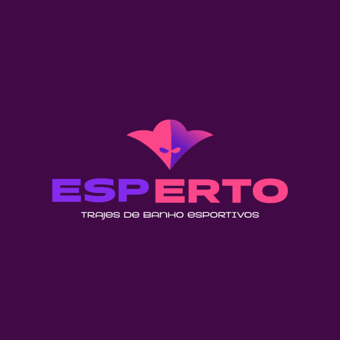 Placeit - Sporty Swimwear Brand Logo Template Featuring an Abstract Icon