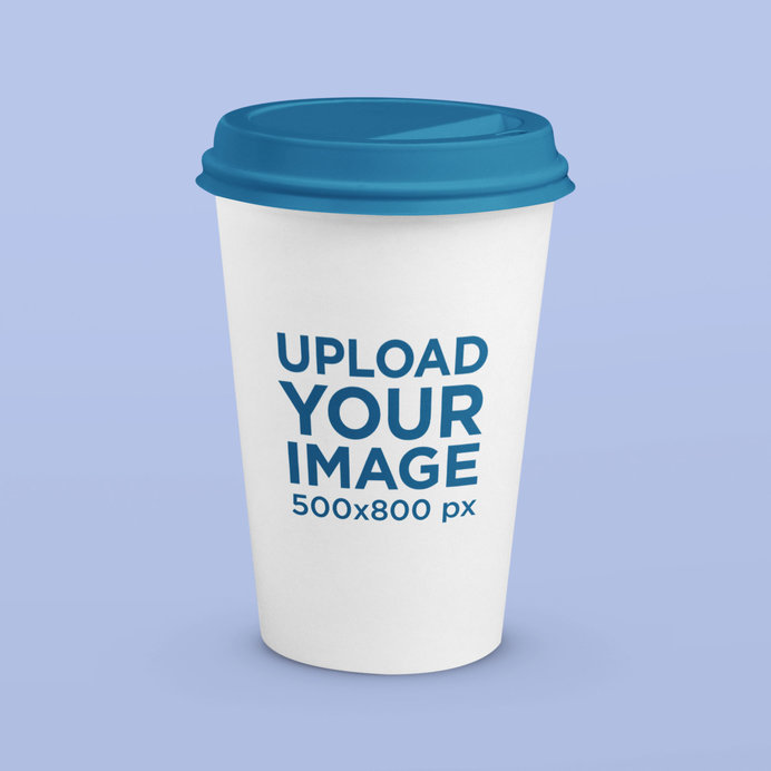 Placeit - Mockup of a Medium Size Paper Cup