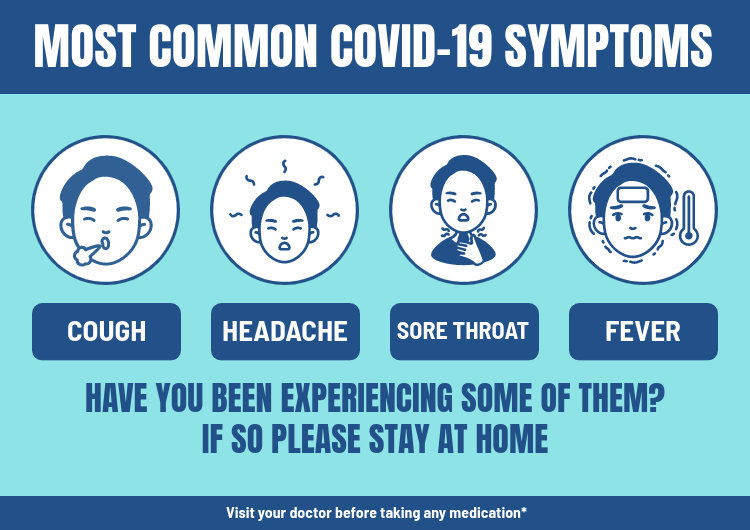 Placeit - Online Flyer Template Featuring a COVID-19 Health Protocol ...