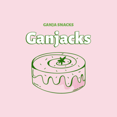 Placeit - Logo Creator for a Weed Edibles Bakery Featuring a Popsicle ...