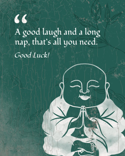 Placeit - Instagram Post Template Featuring Buddhism-Themed Quotes