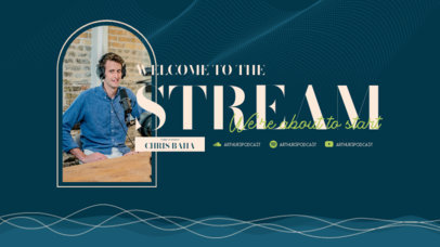 Placeit - Starting Soon Twitch Screen Template for Talk Show Podcasts