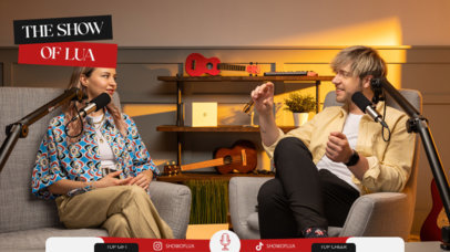 Placeit - Talk Show Podcast Twitch Overlay Generator