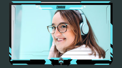 Placeit - Modern OBS Webcam Frame Design Maker for Twitch Gamers