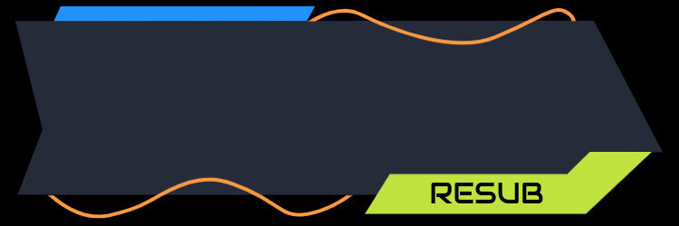 Placeit - Futuristic-Style Twitch Alert Box Creator Featuring a Wavy Line