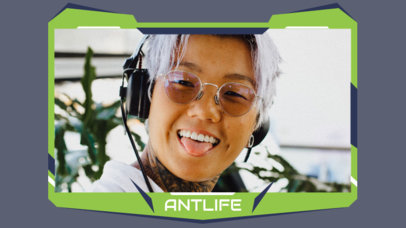 Placeit - OBS Webcam Frame Maker for Twitch Streamer Featuring a Modern ...