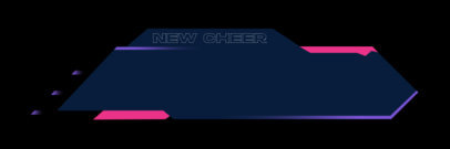 Placeit - Modern Twitch Alert Box Maker Featuring a Geometric Shape