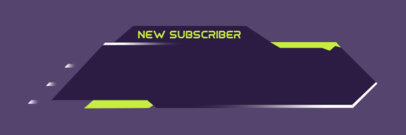 Placeit - Futuristic Twitch Alert Box Creator Featuring Bold Typeface