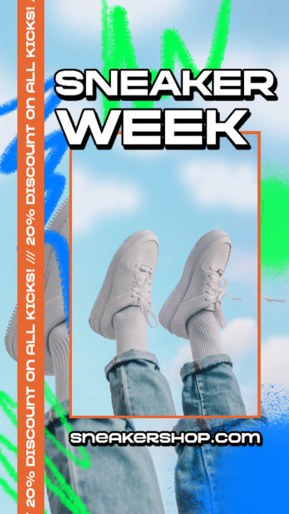 Placeit - Cool Instagram Story Creator for a Shoes Personalization Promo