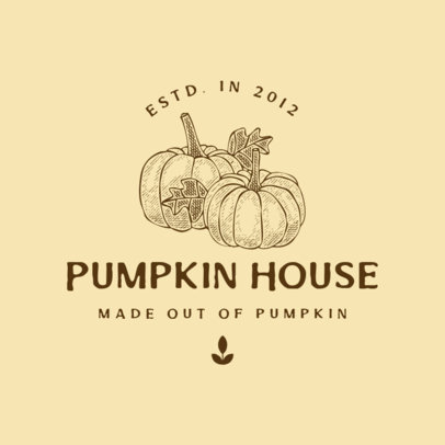 Placeit - Illustrated Logo Maker for a Harvest Farm Festival