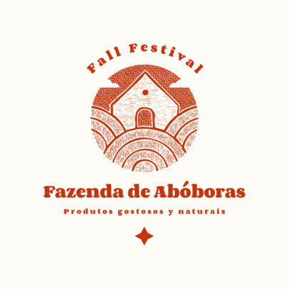 Placeit - Logo Generator for Fall Pumpkin Patch Festival