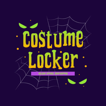Placeit - Halloween-Themed Logo Maker for a Costume Dropshipping Store