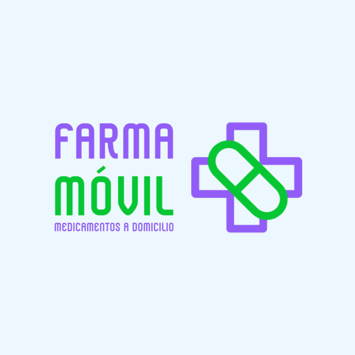 Placeit - Logo Template for a Pharmacy with Home Delivery Service