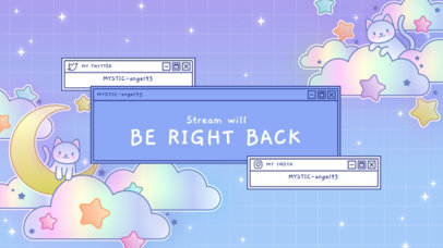 Placeit - Twitch Starting Soon Screen Maker Featuring a Cute Retro ...