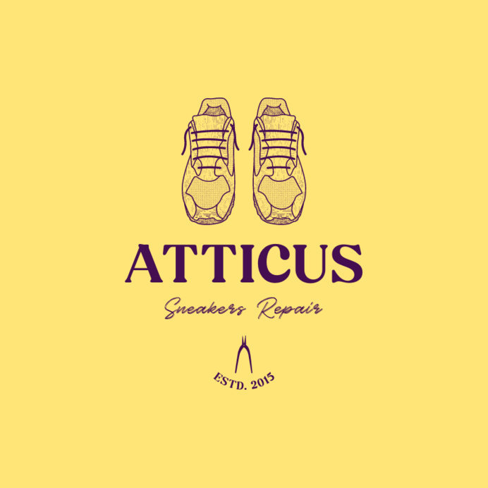 Placeit - Footgear Logo Creator for a Sneakers Repair Company