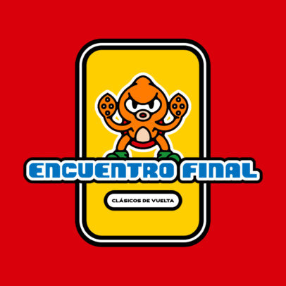 Placeit - Retro Gaming Store Logo Maker Featuring a Character Illustration