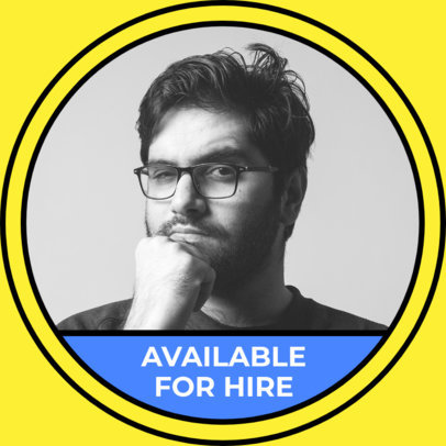 Placeit - LinkedIn Profile Picture Generator with a Simple Rounded Frame