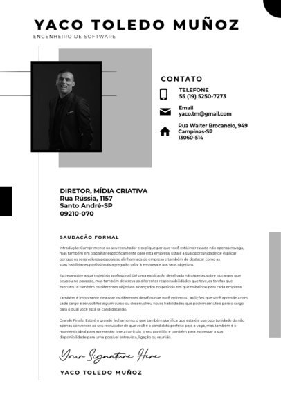 Placeit - LinkedIn Cover Letter Generator Featuring a UX Designer ...