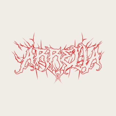 Placeit - Logo Generator for a Heavy Metal Band with a Drippy-Style ...