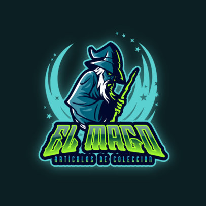 Placeit - Alien-Themed Logo Creator for a Collectible Items Shop