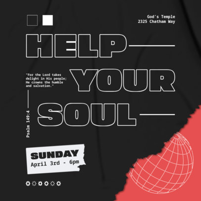 Placeit - Christian-Themed Instagram Post Creator with a Modern Layout ...