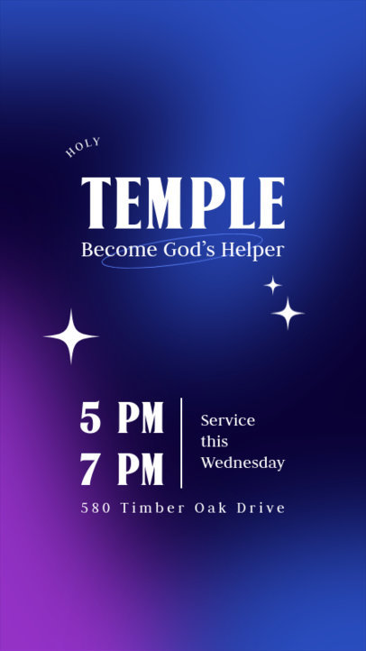 Placeit - Instagram Story Maker to Promote a Church Event