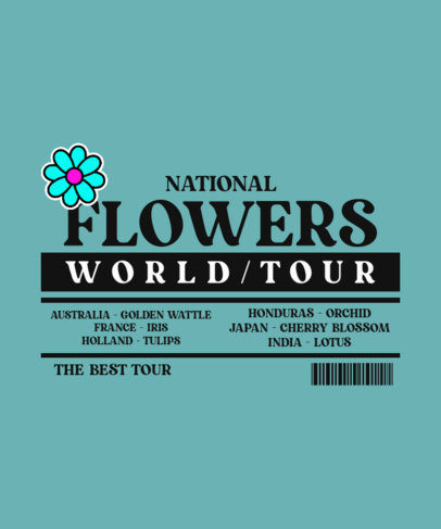 Placeit - Front T-Shirt Design Generator for a Fake Music Band