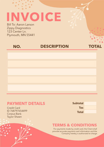 Placeit - Payment Invoice Generator Featuring a Minimalist Aesthetic