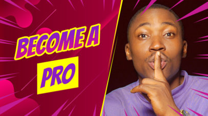 Placeit - YouTube Thumbnail Template with Colorful Titles and People ...