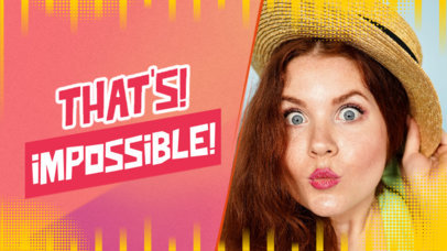 Placeit - YouTube Thumbnail Generator with a Surprised Man's Picture and Star Graphics