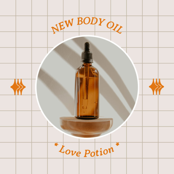 Placeit - Instagram Post Maker for a New Stimulating Body Oil Ad