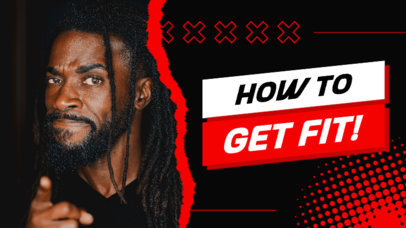 Placeit - YouTube Thumbnail Template Featuring a Picture of a Surprised ...