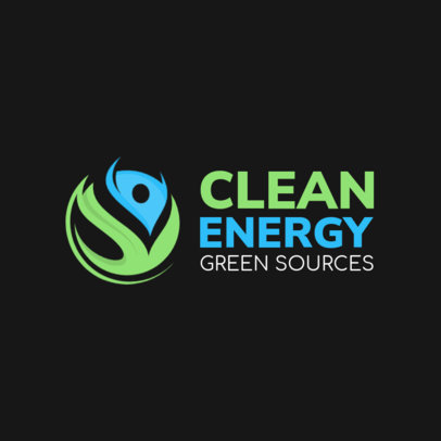 Placeit - Logo Maker for an Eco-Friendly Energy Company