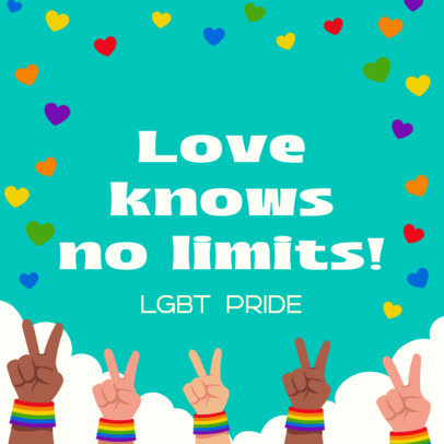 Placeit - Instagram Post Template with an Empowerment Quote for Gay ...