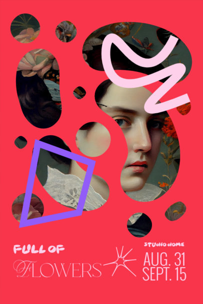 Placeit - Abstract Art Print Maker Featuring a Surrealism Theme