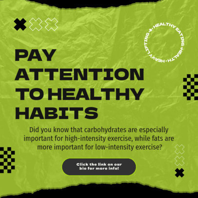 Placeit - Instagram Post Design Maker Featuring Wellness-Themed Tips ...