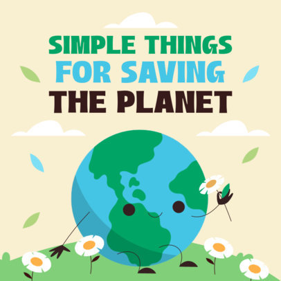 Placeit - Instagram Post Maker with Environmentally Friendly Tips for ...